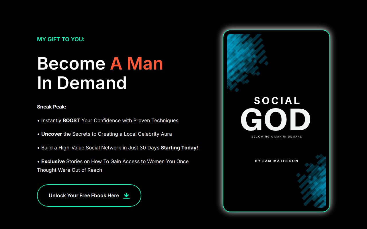 Becoming A Man In Demand